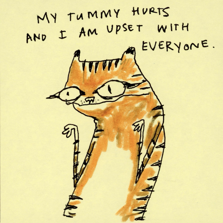 Batsyhead ‘My Tummy Hurts’ Original | Gallery ERGO